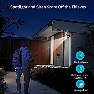 XVIM 2PCS Solar Security Cameras Wireless Outdoor, 2.5K Pan/Tilt Wireless Outdoor Cameras for Home Security, WiFi Rechargeable Battery Surveillance Cameras, PIR Detection, 2-Way Audio, Cloud/SD