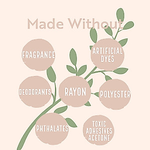 Claene Organic Cotton Panty Liners, Unscented, Panty Liners for Women, Thin, Cruelty-Free, Breathable Organic Panty Liners for Women, Light Incontinence, Natural, Vegan, Menstrual (Regular, 50 Count)