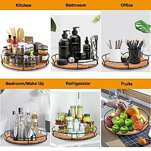 10" & 12" Lazy Susan Organizer - Carbonized Black