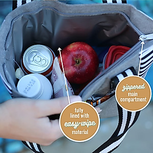 Brooke & Jess Designs Teacher Tote Bag for Work - Teacher Gifts for Women, Teacher Bag Best Teacher Appreciation Day Gift, Birthday