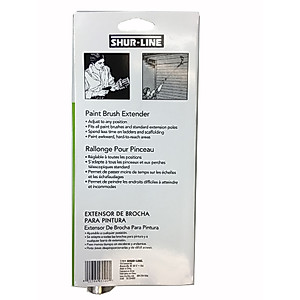 Shur-Line 5500 Brush Extender for Paint Brushes and Extension Poles , Black