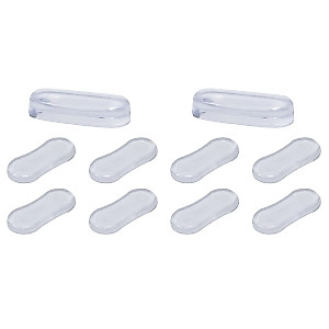 Housoutil 10 Pcs Toilet Anti-Collision Pad Toilet Seat Bumpers Replacement Sanitary Toilet Bumpers Toilet Bumper Pads Toilet Cover Pads Bidet Toilet Bumpers Toilet Plug Furniture