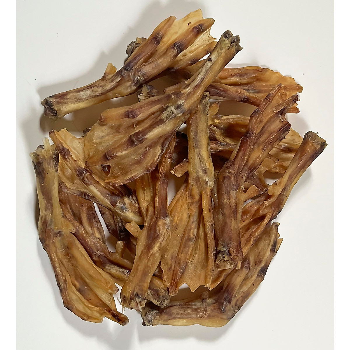 All American Canine Duck Feet Natural Single Ingredient Chewy Digestible Low-Fat Dehydrated Dog Treats for Training, Rewarding, Teeth Cleaning - 24 Treats