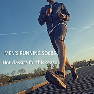 Men’s Low Cut Athletic Socks Performance Comfort No Show Running Socks Sports Cushioned Tab (A4-Black(No Show) - 6 Pairs, L/XL(US MEN 9-12))