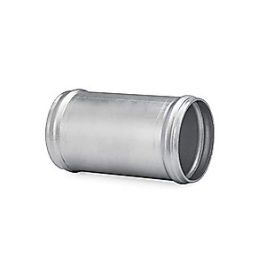 HPS AJ300-325 6061 T6 Aluminum Joiner Tubing with Bead Roll, 16 Gauge, 3" Length, 3.25" OD, 0.065" Wall Thickness