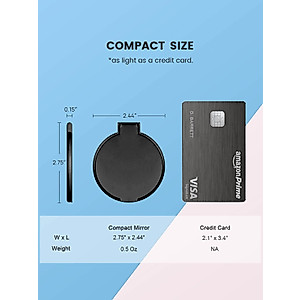 Compact Mirror Bulk, Round Makeup Mirror for Purse, Set of 24 (4-Color)