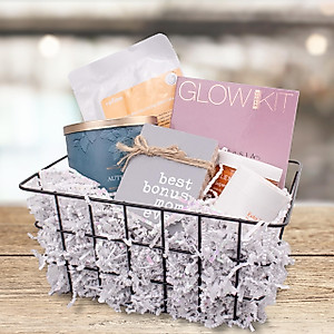 MagicWater Supply Crinkle Cut Paper Shred Filler (4 oz) for Gift Wrapping & Basket Filling - Diamond White