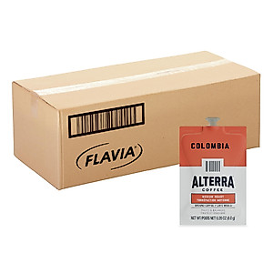 FLAVIA ALTERRA Coffee, Colombia, 20-Count Fresh Packs (Pack of 5)