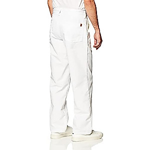 Chef Designs Men's Chef Pant, White, 34W x 30L