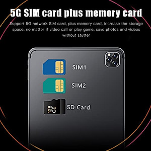 Luqeeg 10.1 Inch Tablet, 1080P Full HD Tablet, 1080x1920 IPS Touchscreen, 11, 4GB+64GB, 8MP+13MP, Type C, 8000mAh Fast Charging Battery