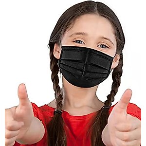 eZthings® Children's Disposable 3 Ply Filter Face Mask for Personal Protective Safety (50 Kids Masks)