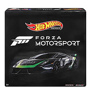 Hot Wheels Forza 5-Pack of Toy Video Game Race Cars, 1:64 Scale with Authentic Details & Realistic Decos, Gift for Collectors & Kids 3 Years & Up [Amazon Exclusive]