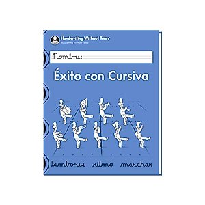Learning Without Tears Éxito con Cursiva (Spanish)-Handwriting Without Tears-Grade 4, Cursive, Letters, Words, Sentence & Paragraph-School & Home use