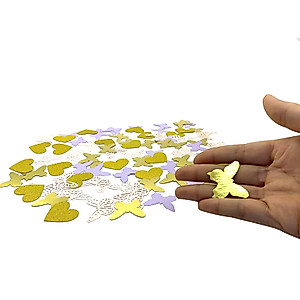 100PCS Butterfly Table Confetti,Butterfly Birthday Decorations for Bridal Shower Baby Shower Wedding Butterfly Party Decor