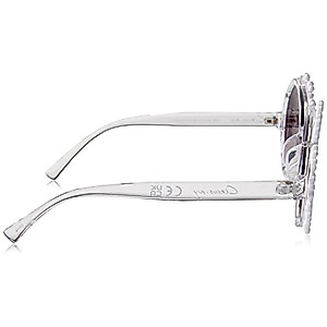 Circus NY by Sam Edelman Women's CC346 Daisy Flower Round Sunglasses with UV400 Protection - Trendy Gifts for Her, 49mm