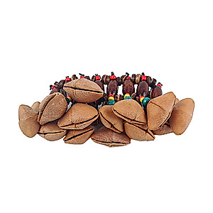 MILISTEN 1 Pc African Nut shell Hand Bell Bracelet Handbell African Nut Shell Belt Handbell Hand Chain for Girls Female Women Lady