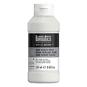 Liquitex Professional Effects Medium , 237ml (8-oz), Silver Metallic Medium
