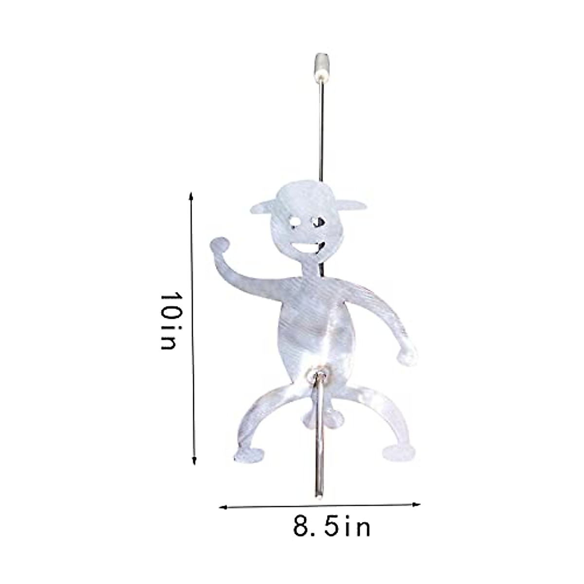 Monoc, Steel Hot DogMarshmallow Roasters - Funny Women Men Shaped Stainless Steel Camp Fire Roasting Stick - Funny Metal Craft Skewer Stick - Barbecue Forks for Bonfire Campfire and Grill (C)