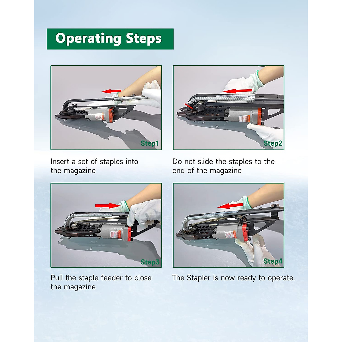 meite SC760 16 Gauge 1/2-Inch Inner Crown 5/8-Inch (16.9 mm) Outer Crown Galvanized C Ring Staples for SC760C/SC760C-I2 C Ring Tools Closing Diameter of 3.2-4.8mm 18,000 PCS/Box (1 Box)