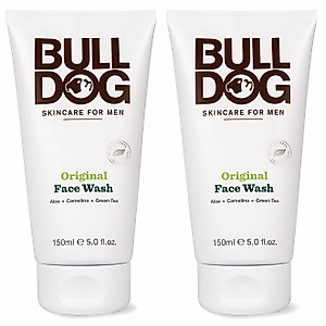 Bulldog Skincare and Grooming For Men Original Face Wash, Pack of 2, 5 Ounce