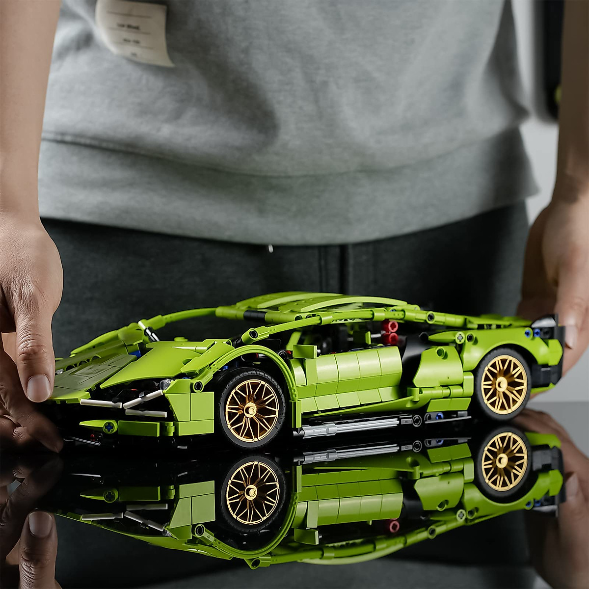 CHUANGPIN Speed Cars Building Kit Compatible with Lego Set for Adutls,Technic Champions Car Building Model Set,1:14 Cars for Boys 8-14 Years(1280pcs)