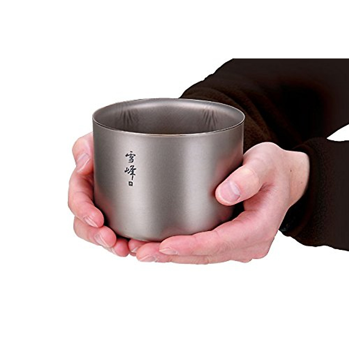 Snow Peak Titanium H450 Stacking Mug, TW-122, Premium Titanium, Made in Japan, Ultralight for Camping, Backpacking Everyday Use, Lifetime Product Guarantee