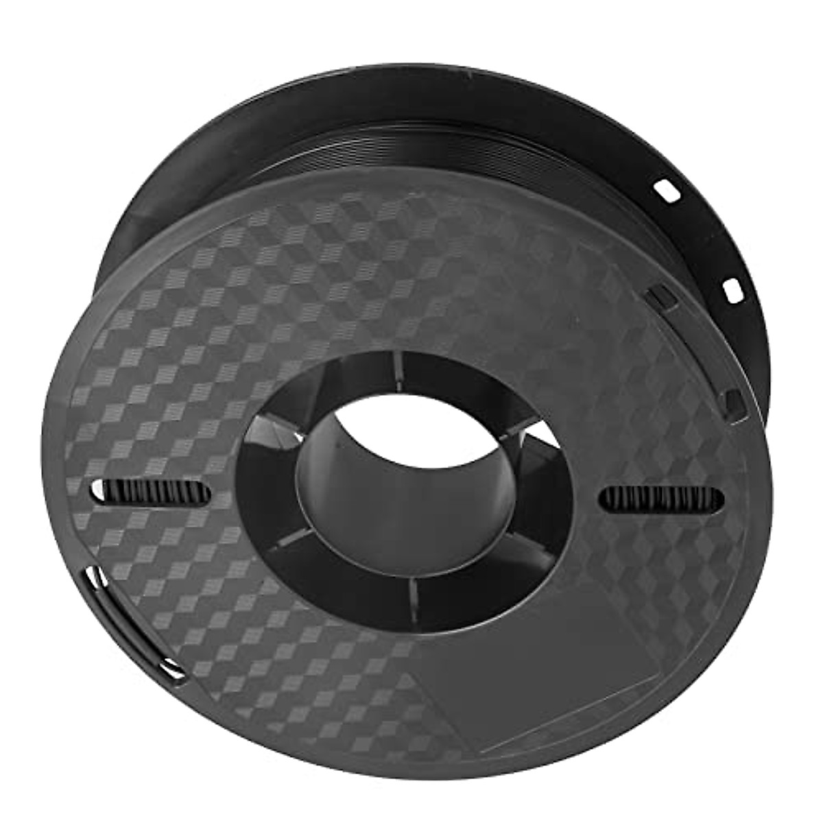 PLA Filament, 1kg 3D Printer Consumable Bubble Free Smokeless for Printing(Black)