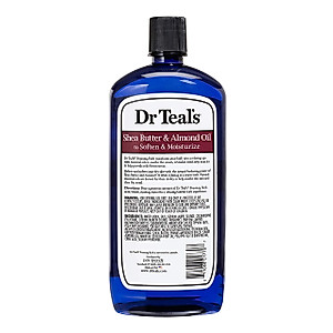 Dr. Teals Shea Butter & Almond Oil Foaming Bath Gift Set (2 Pack, 34oz ea.) - Soften & Moisturize Skin & Clear The Mind