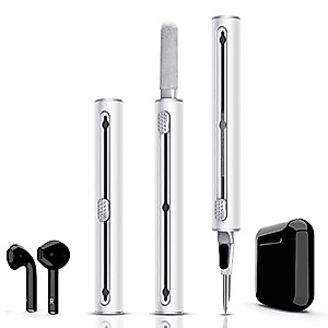 Airpod 1 2 3 Cleaner Kit, Cleaning Pen with Soft Brush,3 in 1 Multifunction Earbud Cleaning Kit for Bluetooth Earphones Case Headphones Cleaning Tools for Watch, Laptop, Camera Gift…