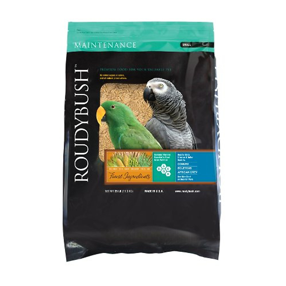 RoudyBush Daily Maintenance Bird Food, Small, 25-Pound (225SMDM)