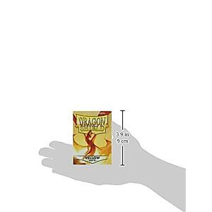 Dragon Shield Standard Size Sleeves – Matte Yellow 100CT - Card Sleeves are Smooth & Tough - Compatible with Pokemon, Yugioh, & Magic The Gathering Card Sleeves – MTG, TCG, OCG