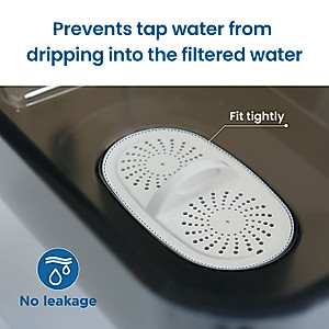 Waterdrop WD-PF-01A Plus NSF Certified Replacement Filters for WD-WFD-22L, WD-WFD-24, WD-WFD-40L Dispenser Filtration System, Reduces PFAS, PFOA/PFOS, Last Up to 2 Months or 200 Gallons (3 Packs)