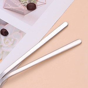 Mafier 12-Piece Stainless Steel Espresso Spoons, Mini Teaspoons Set for Coffee Sugar Dessert Cake Ice Cream Soup Antipasto Cappuccino, 5.24 Inch Stirring Spoons