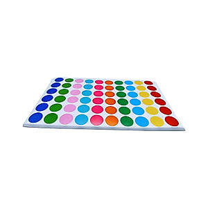 Colored Dot Stickers Round 0.75 inch Coded Labels 3000 Pieces 10 Color Awards Office Classroom Garage Sale