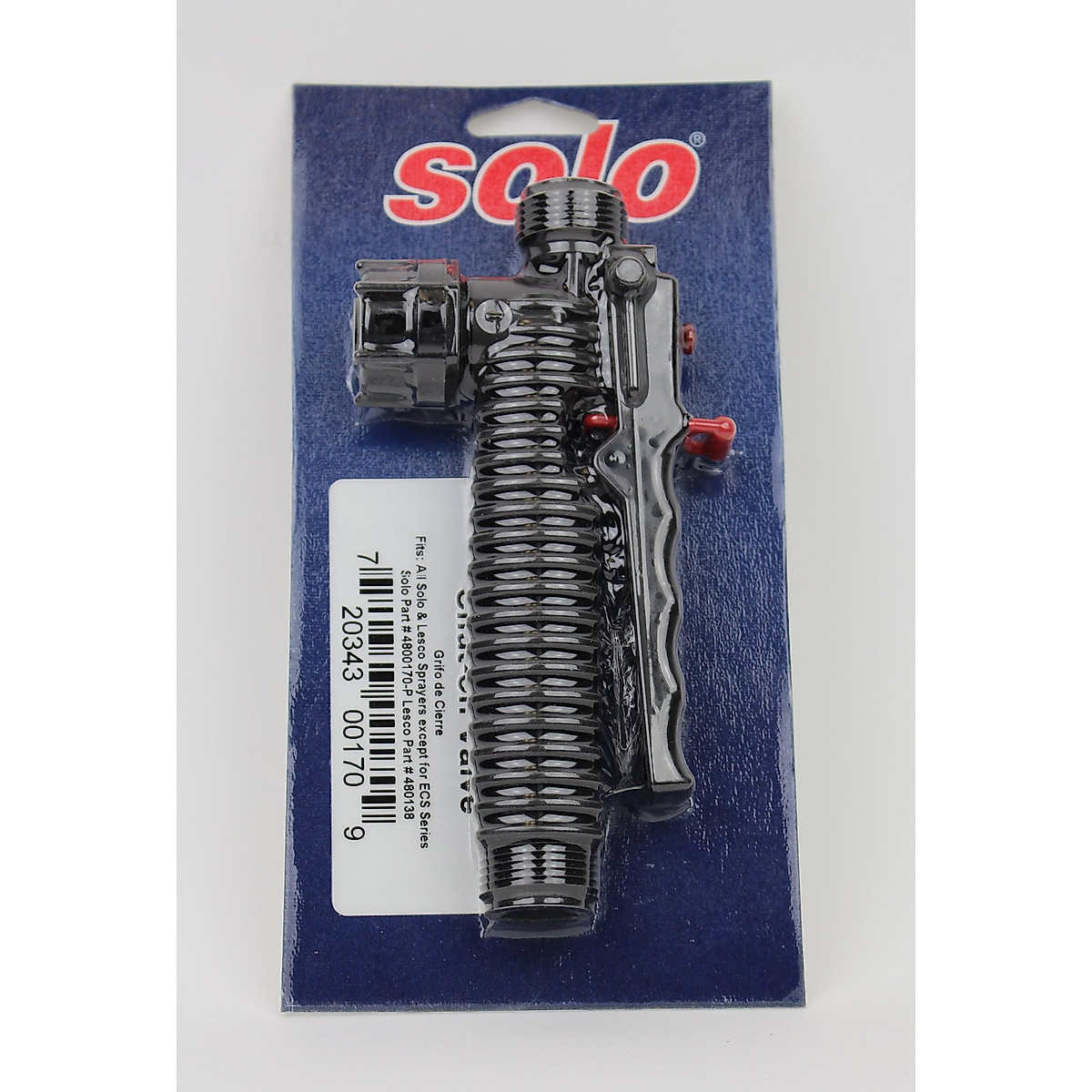 Solo 4800170-P Sprayer Shut-Off Valve