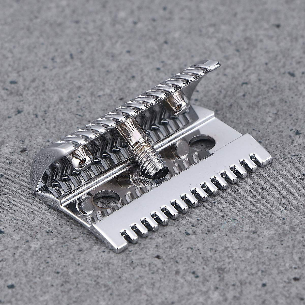 Lurrose Razor Head Replacement Manual Double Edge Razor Safety Shaving Head without Blade