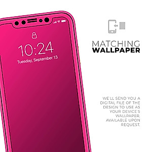 Design Skinz Solid Pink V2 - DesignSkinz Protective Vinyl Decal Wrap Skin Cover Compatible with The Apple iPhone 11 Pro (Full-Body, Screen Trim & Back Glass Skin)