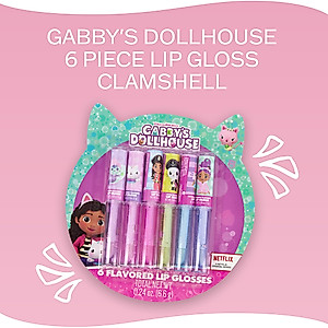 Gabby's Dollhouse 6 Piece Lip Gloss Clamshell