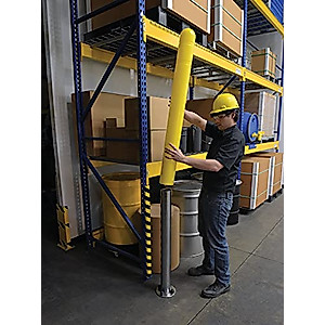 Vestil BPC-4 Bollard Post Cover, 4-7/8" ID, 5" OD, 52" Height