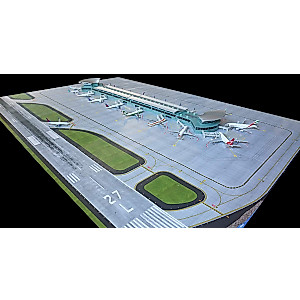 GJARPTC Airport Terminal Double ROTUNDA GEMGJARPTC 1:400 Gemini Jets Airport Terminal with 22 Gates (pre-Painted/pre-Built)