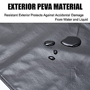 Imperius Dining Extra Thick Table Leaf Storage Bag,Table Protector for Dining Room Table,Soft Flannel Felt Backing, Water Resistant and Scratch Resistant Store Your Table Leaves Safely,52" L x 20" W