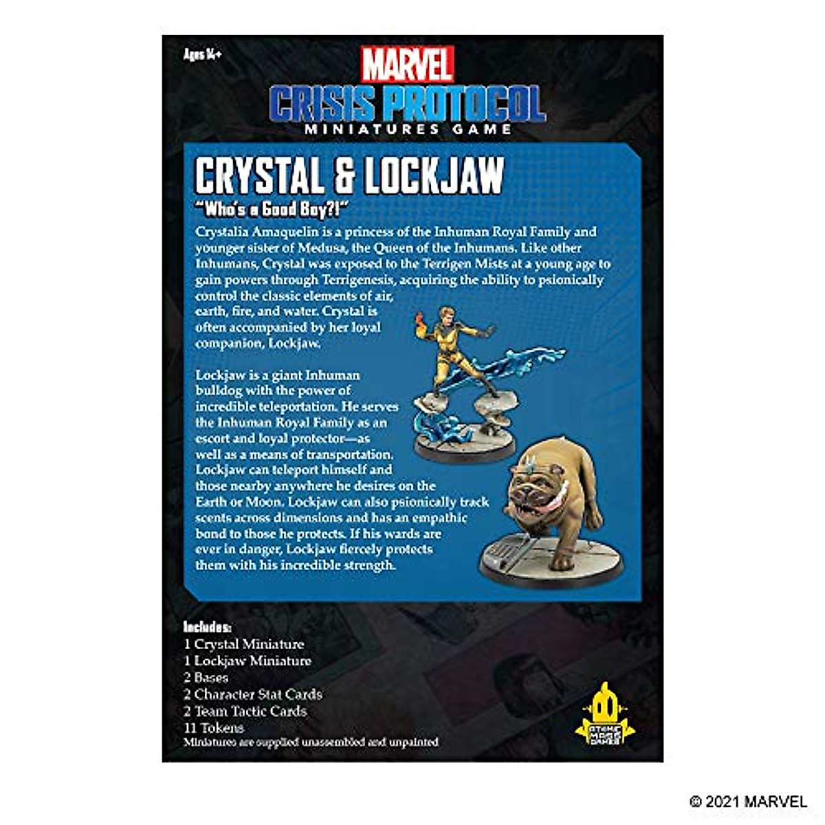 Marvel Crisis Protocol: Crystal & Lockjaw Character Pack