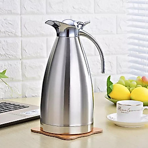 Thermos Set Stainless Steel Vacuum Flask 68oz = 2Liter 2022 New Model Double Walled Vacuum Insulated Thermos 304 Stainless steel Thermal Flask