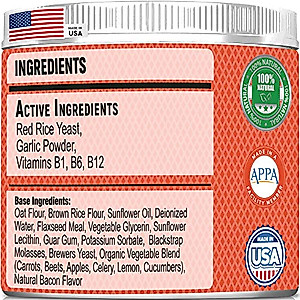 Flea and Tick Prevention Chewable Pills for Dogs - Revolution Oral Flea Treatment for Pets - Pest Control & Natural Defense - Chewables Small Tablets Made in USA… (Bacon)