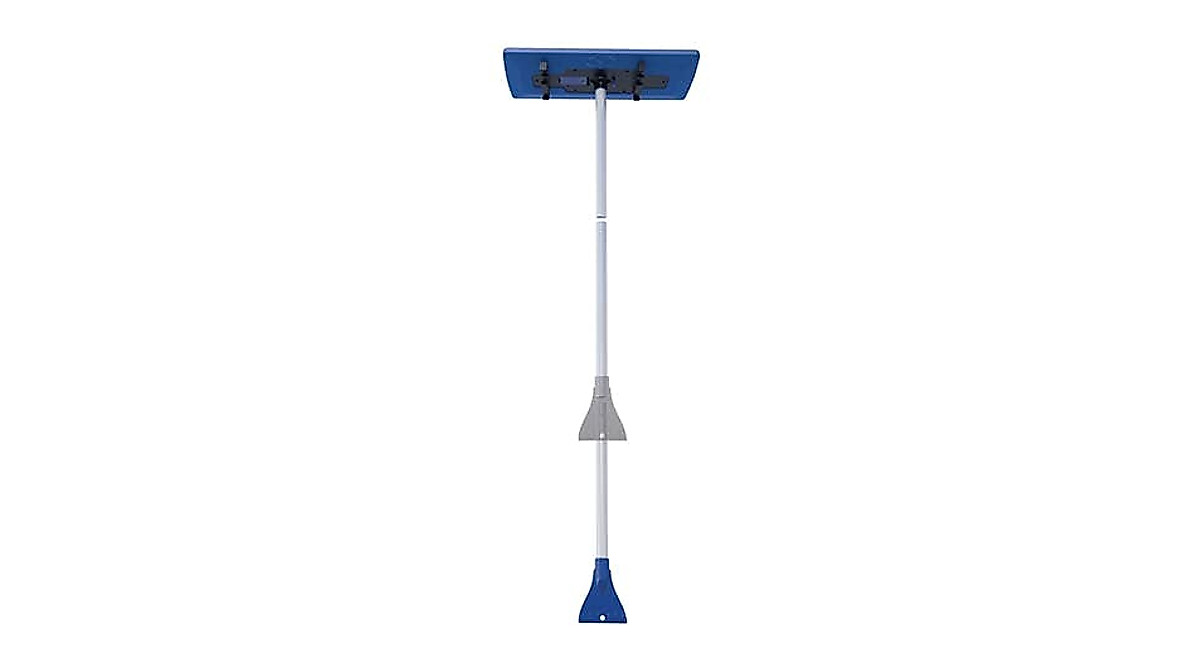 Snow Joe 4-in-1 LED Snow Broom & Ice Scraper - Telescoping