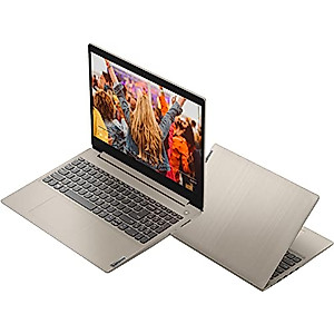 Lenovo IdeaPad 3 15.6" HD Touch Screen Laptop, Intel Dual-Core i3-1115G4 Up to 4.1GHz, 8GB DDR4 RAM, 256GB PCI-e SSD, Webcam, WiFi 5, HDMI, Bluetooth, Windows 11 S - Almond + TiTac Card