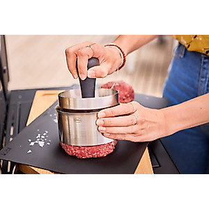 Rösle Flexible and Space-Saving Black Cutting Mat, Set of 2, 14" x 10 in" - Knife-Protecting Top Side and Non-Slip Underside