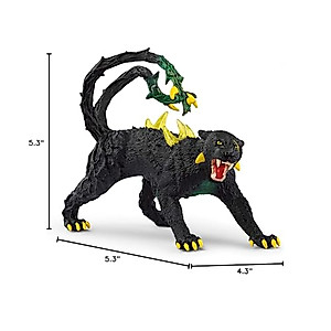 Schleich Eldrador Creatures Mythical Shadow Panther Action Figure - Mischievous Shadow Panther with Transparent Spines, Durable Toy for Boys and Girls, Gift for Kids Age 7+