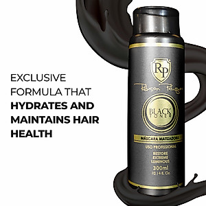 Kit Robson Peluquero Shampoo Black Mask Matizer Silver Home care 2x300ml/2x10.14 fl.oz