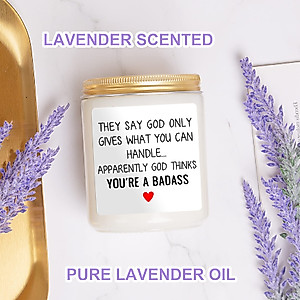 SINSUFUR Get Well Soon Gifts for Women, Men - Breast Cancer Gifts for Women - Get Well, Surgery Recovery, Recovery Gifts for Women, Men, Friends - Encouragement Gifts for Women, 7oz Scented Candle